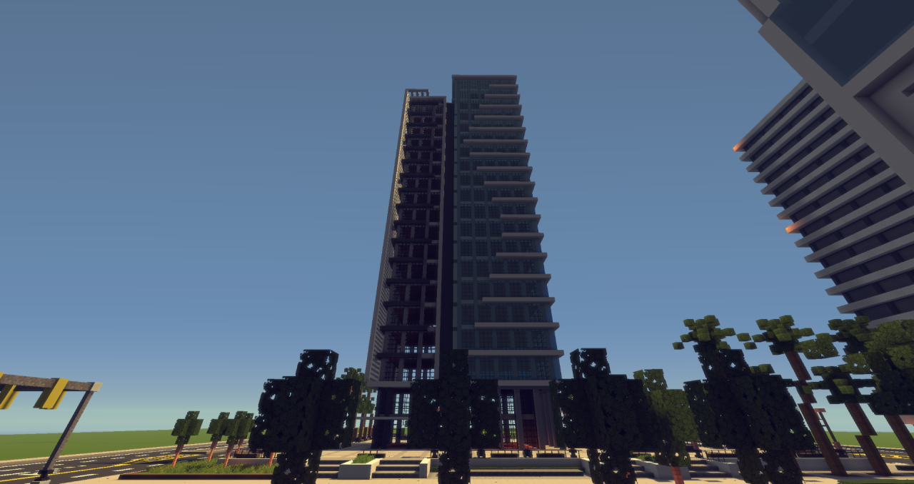 Modern office tower | Minetech Tower Minecraft Map
