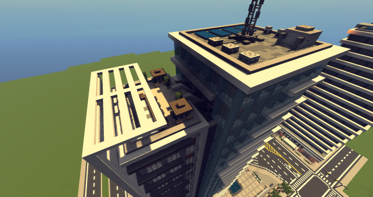 Modern office tower | Minetech Tower Minecraft Map