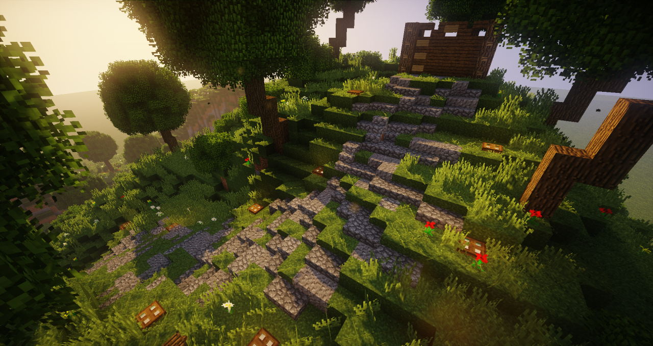 Large survival server spawn Minecraft Map