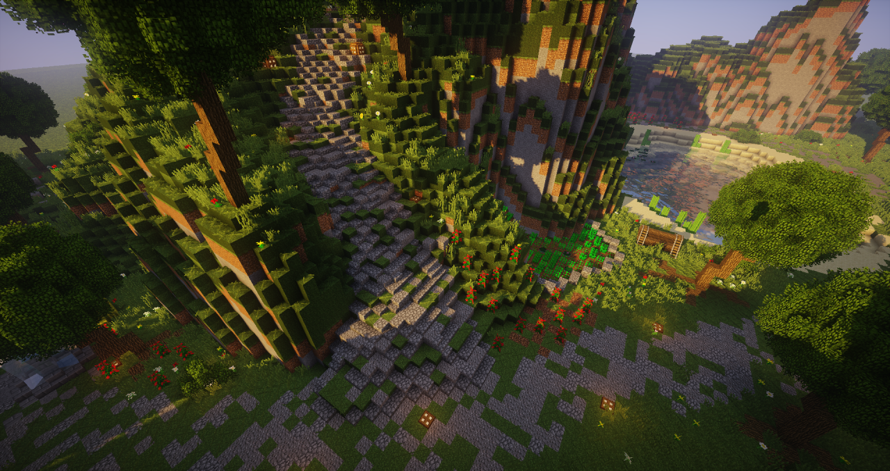 Large survival server spawn Minecraft Map