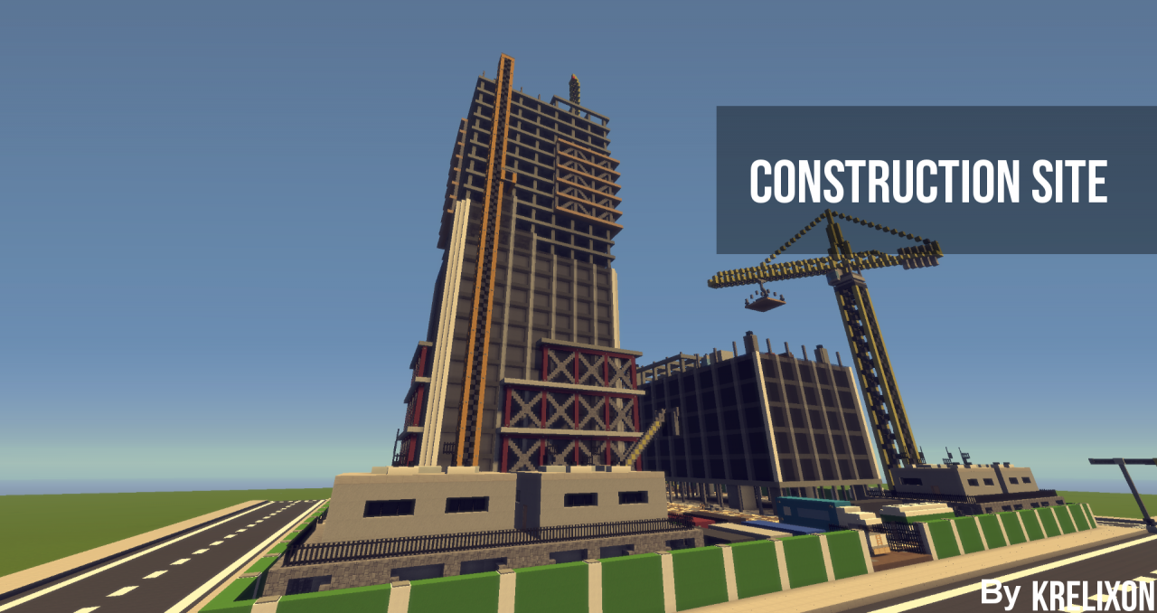 Construction site Minecraft Map