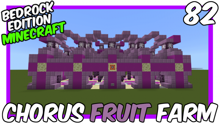 Chorus Fruit & Flower Farm Minecraft Project