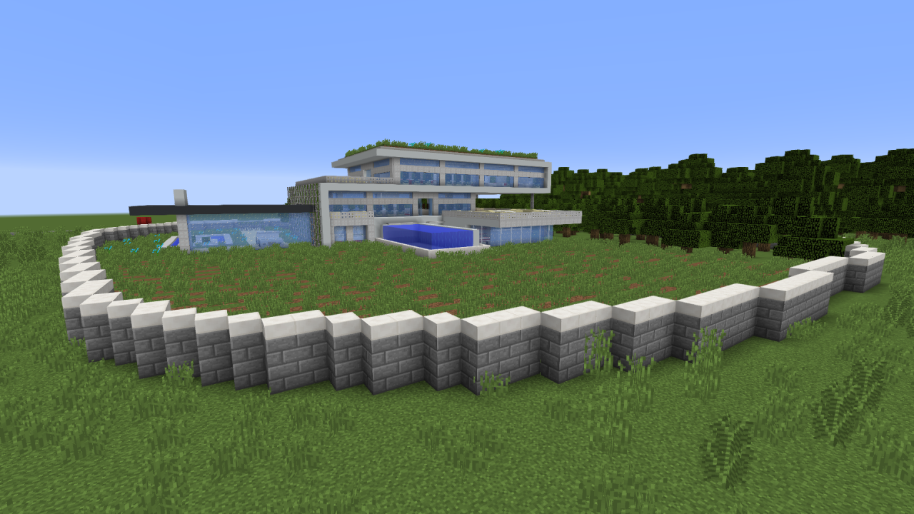 Modern Family Home - Vanilla Textures (Download) Minecraft Map