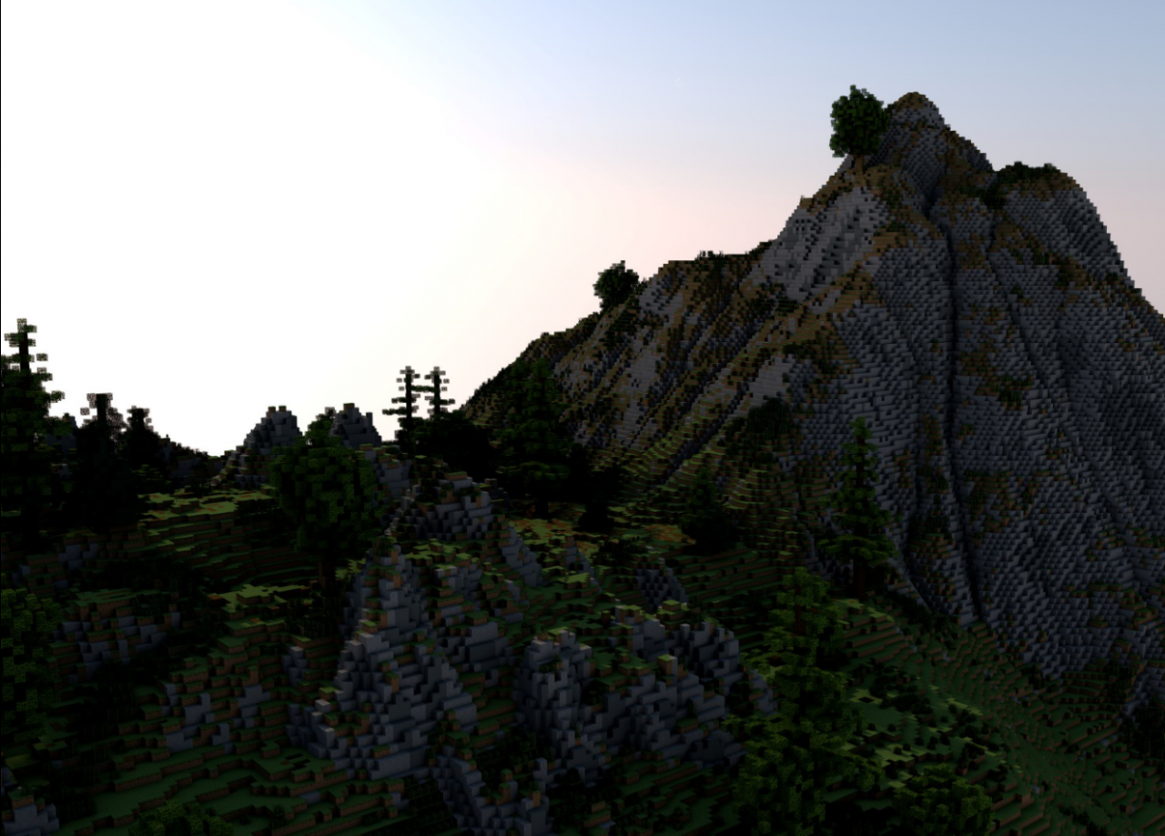 Mountain Terrain Minecraft Map