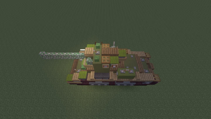 WWII British Valentine Mk.III Infantry tank Minecraft Map