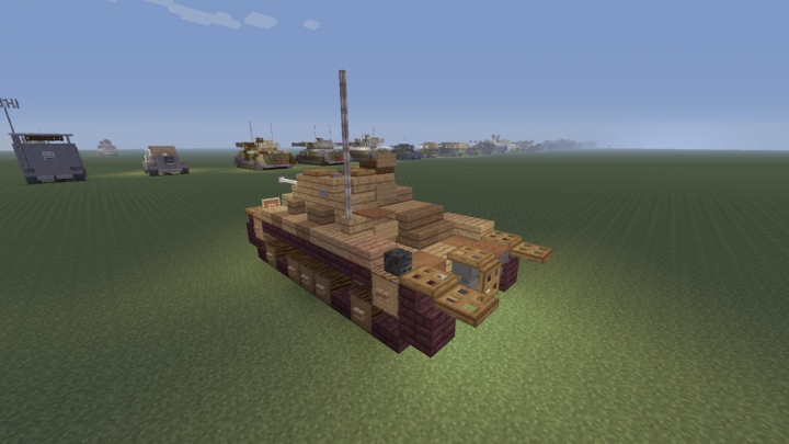 Girls und Panzer, Panzer II Ausf.F Nishizumi family version Minecraft Map