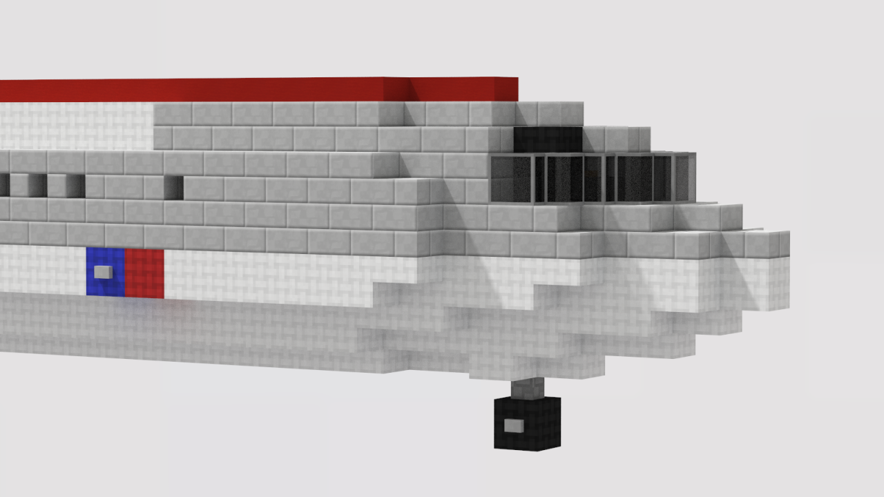 Boeing 727-200 (Northwest Airlines) Minecraft Map