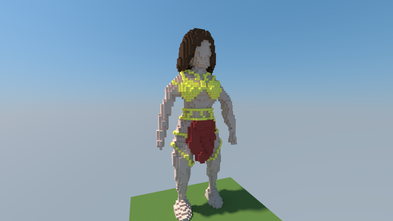 Organic Girl Warrior Minecraft Map