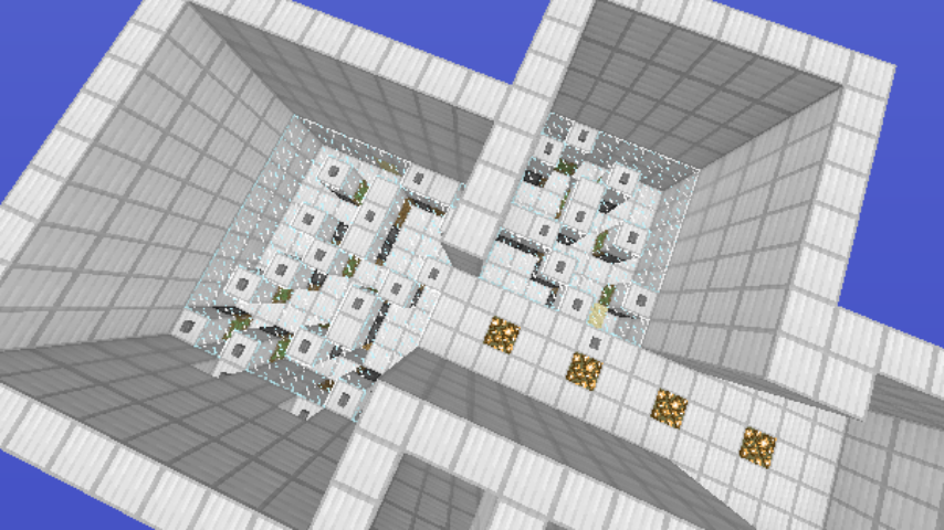 3 Rooms map (my first map) Minecraft Map