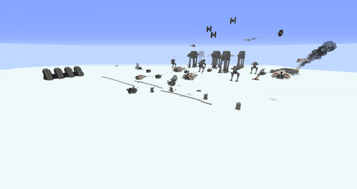 Battle of Hoth Map Minecraft Map