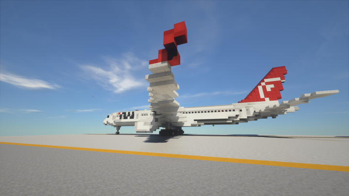 Avteam Boeing 757-200 Minecraft Map