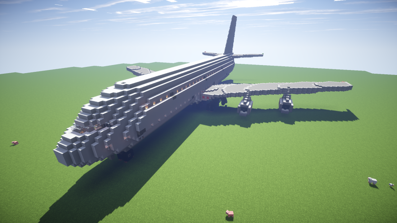 Airbus A380 Minecraft Map