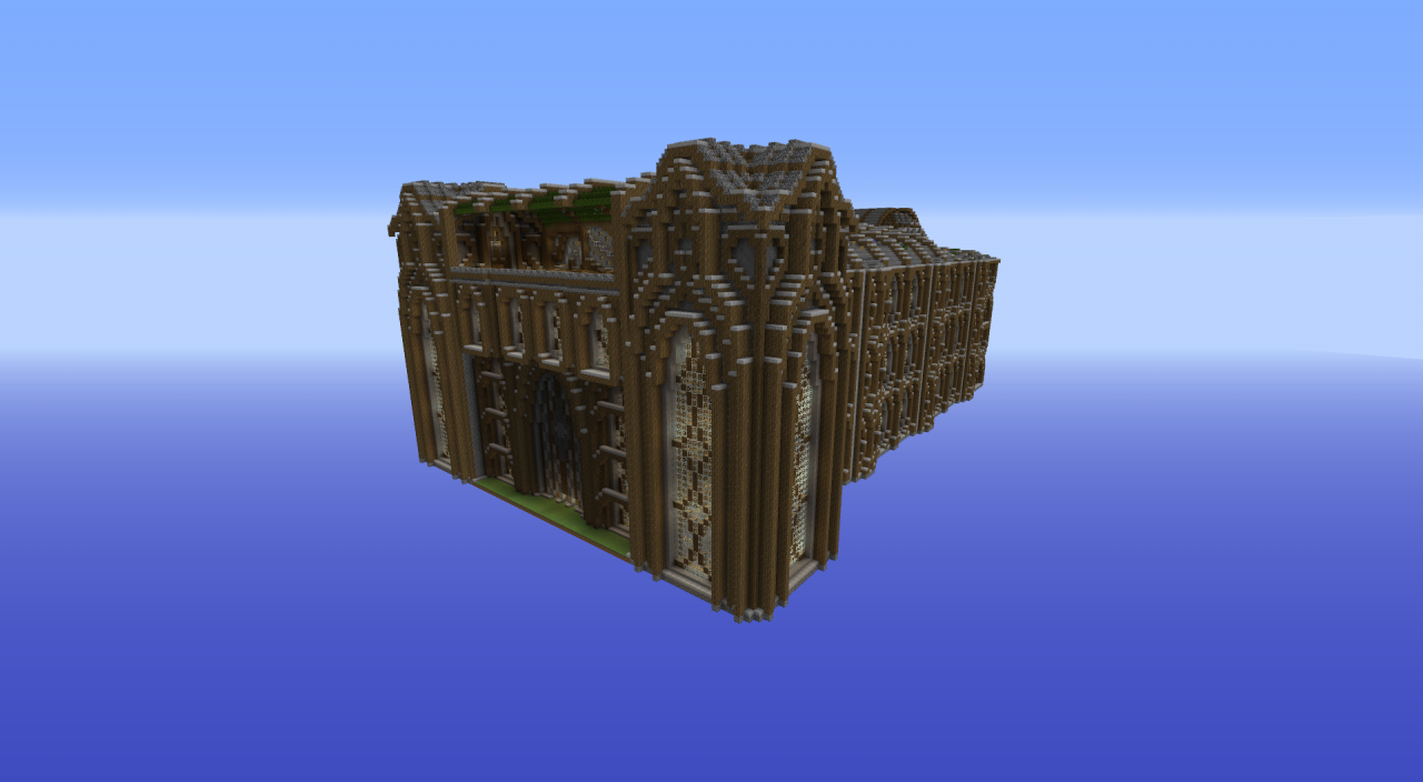 Alpha Compatible Library Megabuild Minecraft Map