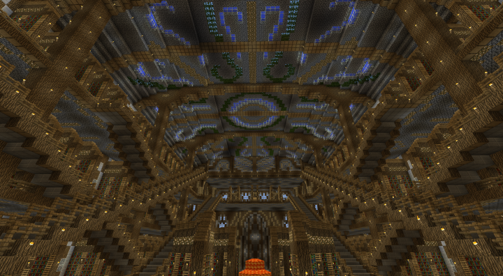 Alpha Compatible Library Megabuild Minecraft Map