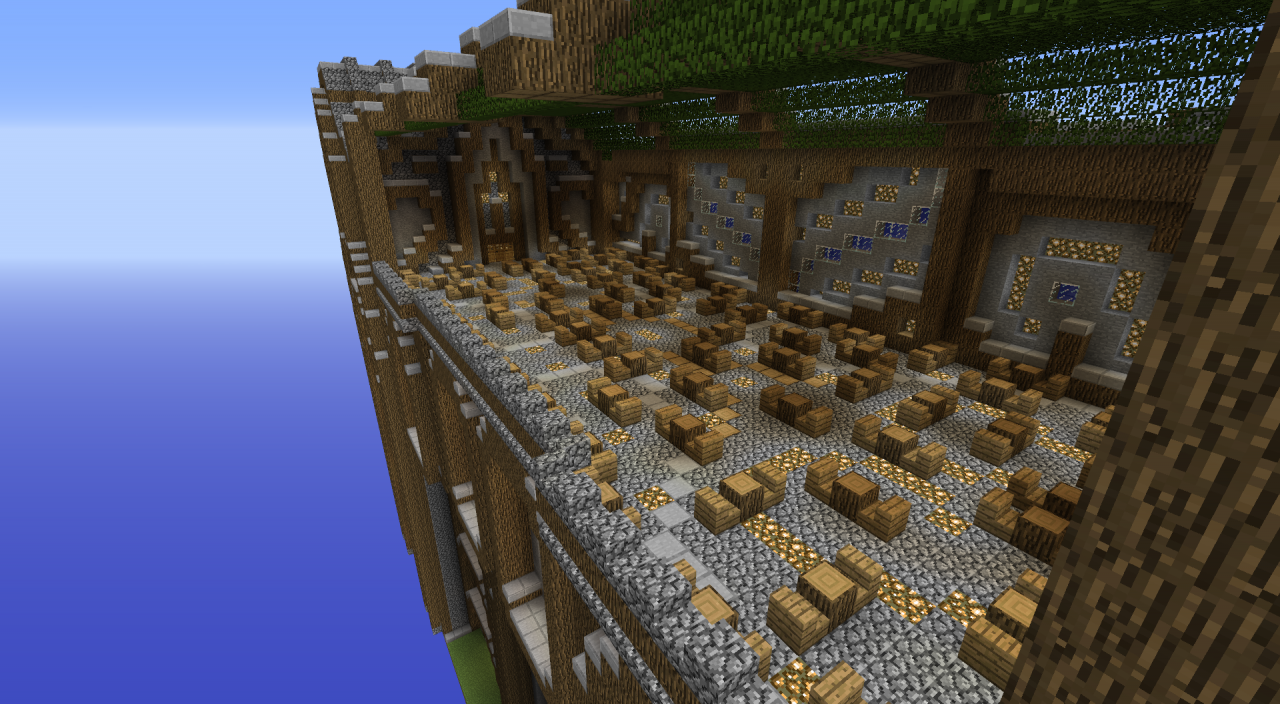 Alpha Compatible Library Megabuild Minecraft Map