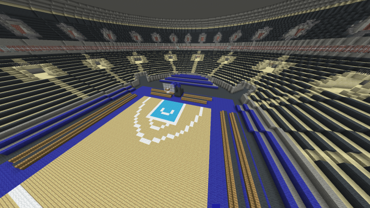 Basketball Arena in DoubleDan Town Minecraft Map