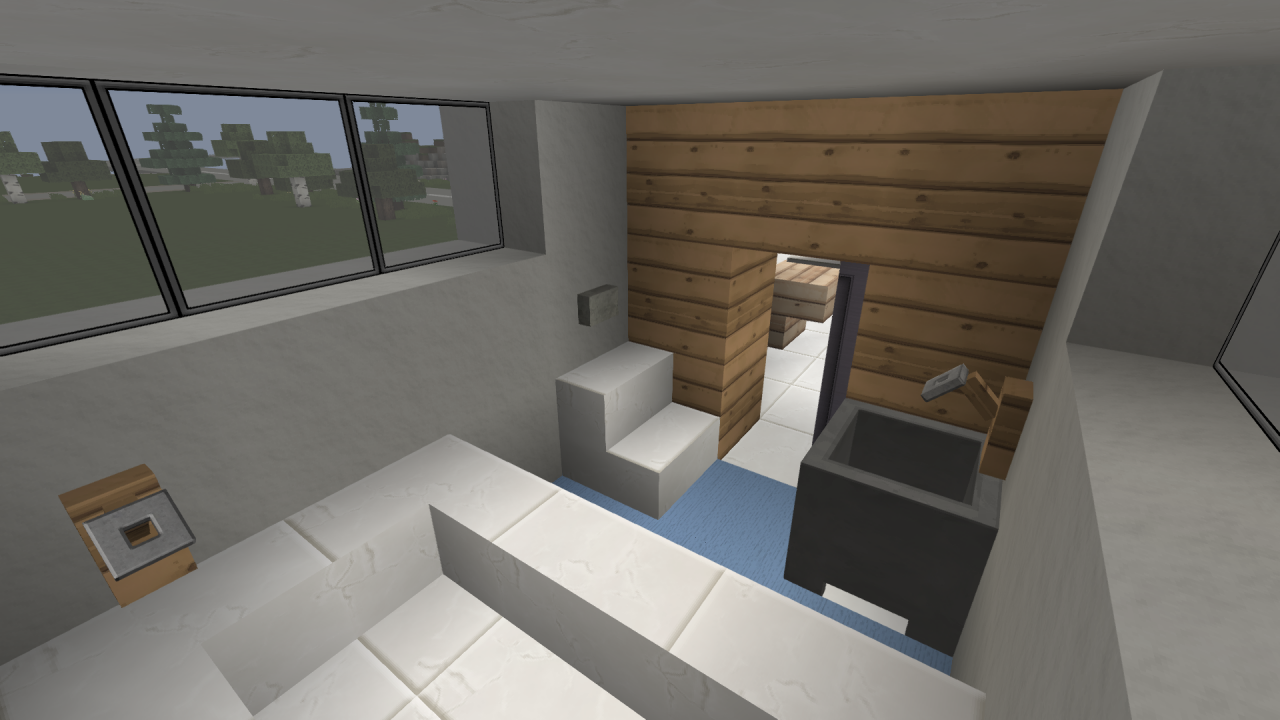 Small Modern House 5 (full interior) Minecraft Map