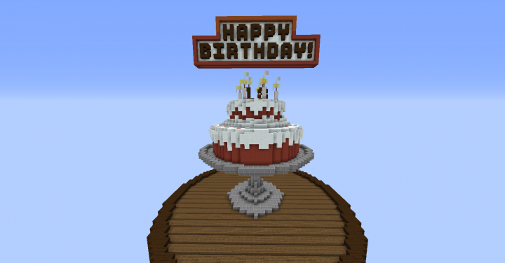 Red Velvet Birthday Cake Minecraft Map
