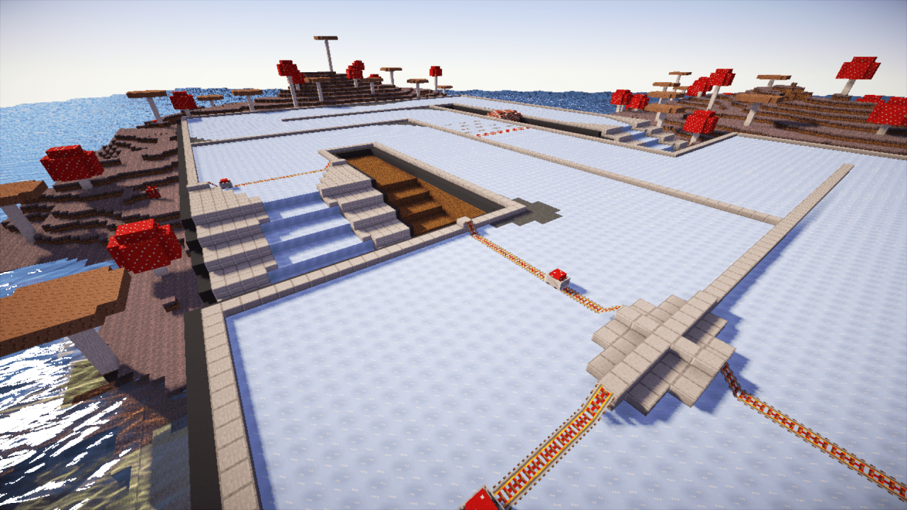 Ice Boat Racers : Dizzy Cup Minecraft Map
