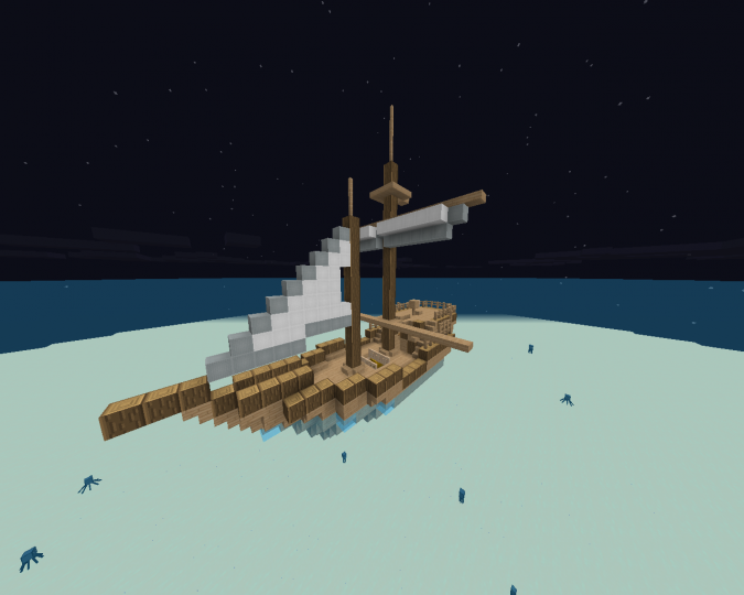 Medieval boat Minecraft Map