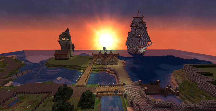 Coastal City Minecraft Map
