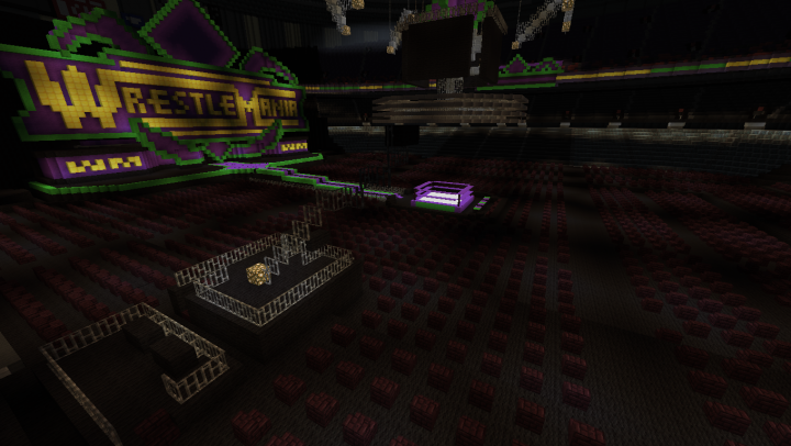 Wrestlemania 34 - Mercedes Benz Superdome Minecraft Map