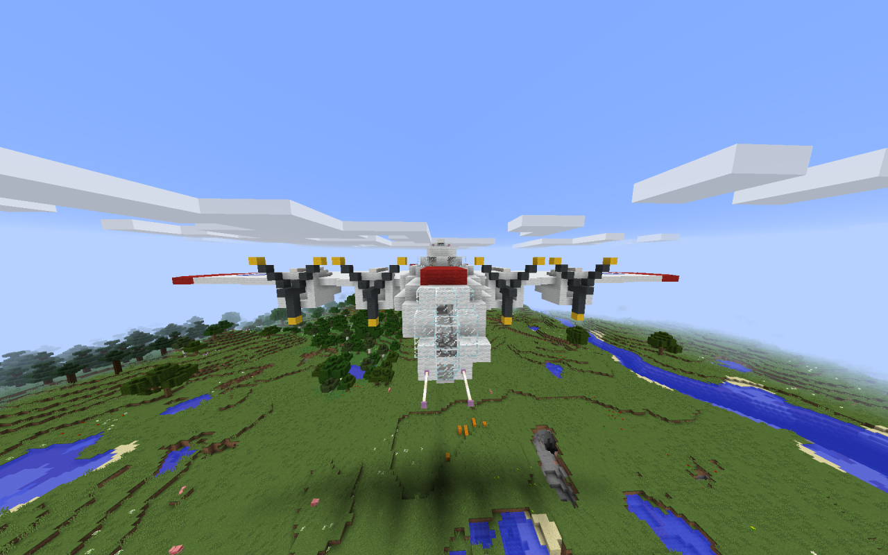 B-17 Flying Fortress Minecraft Map