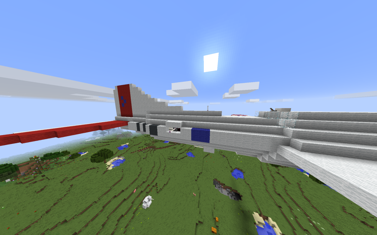 B-17 Flying Fortress Minecraft Map