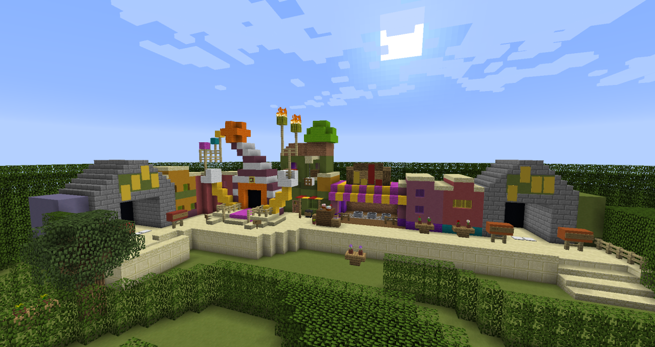 Toontown Online in Minecraft Minecraft Map