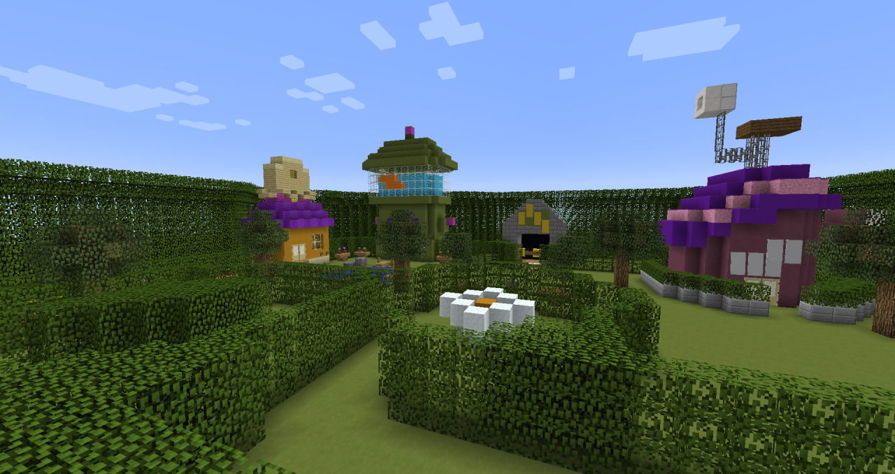 Toontown Online in Minecraft Minecraft Map