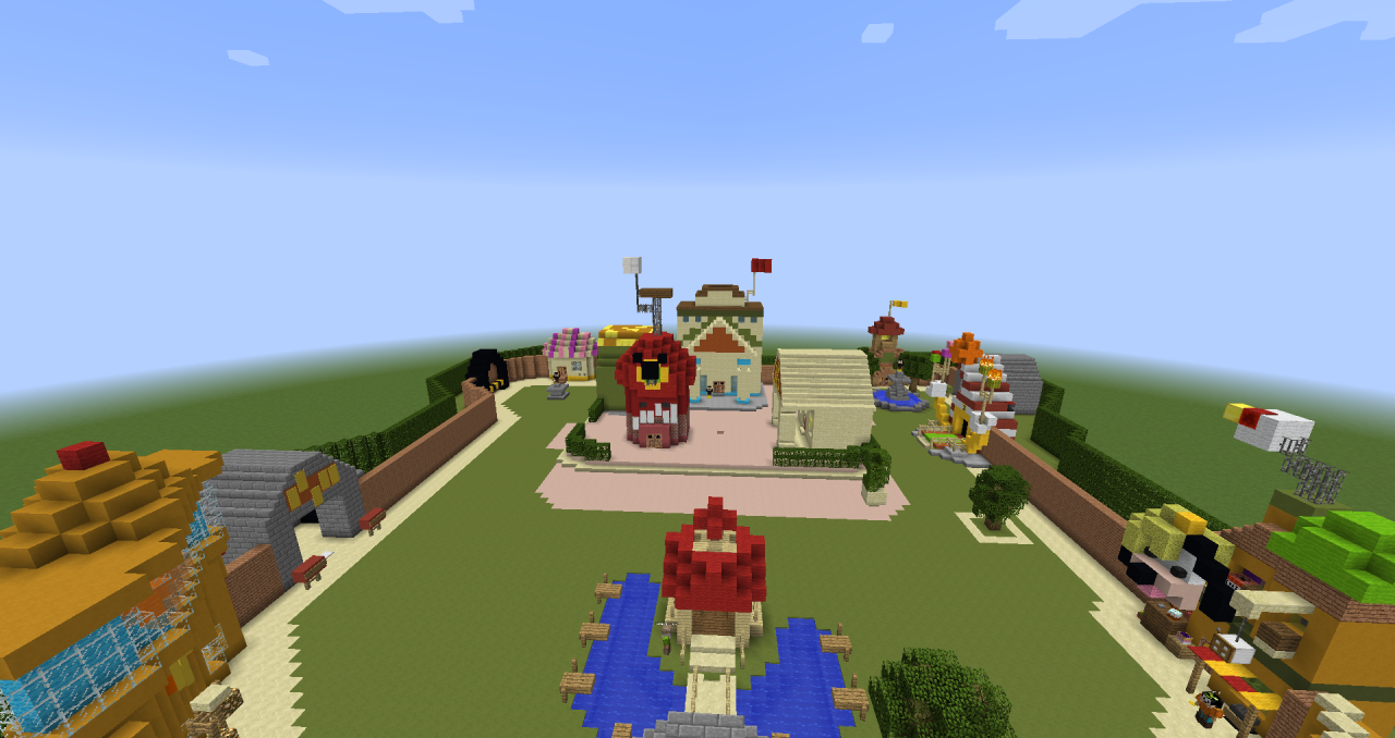 Toontown Online in Minecraft Minecraft Map