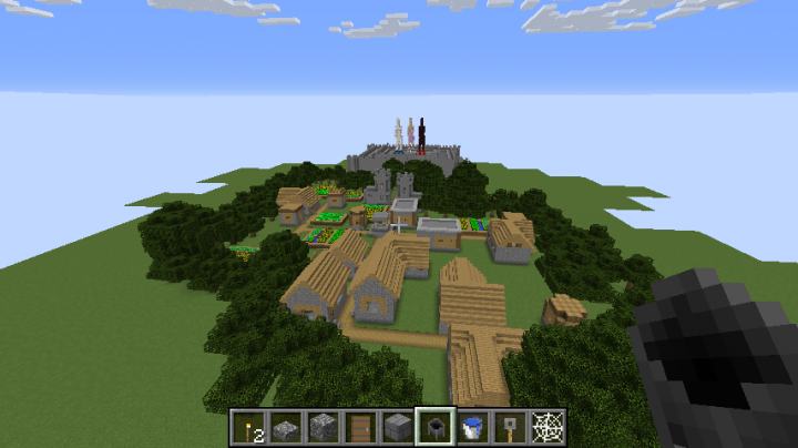 Castle Hide and Seek/Hunger Games map- for Popularmmos Minecraft Map