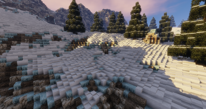 Icy Valley | Custom Landscape Minecraft Map
