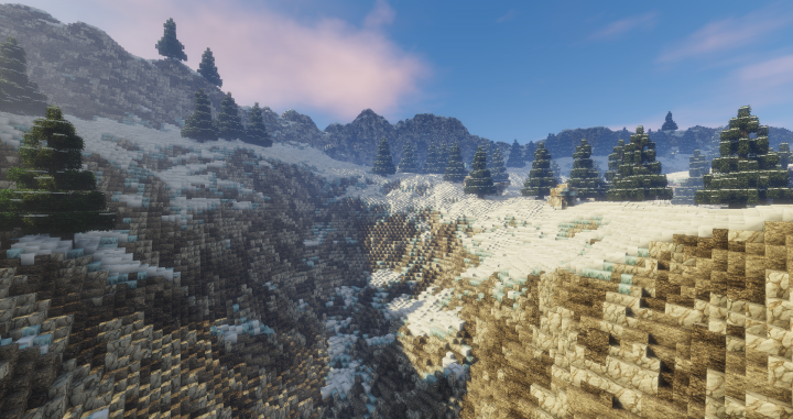 Icy Valley | Custom Landscape Minecraft Map