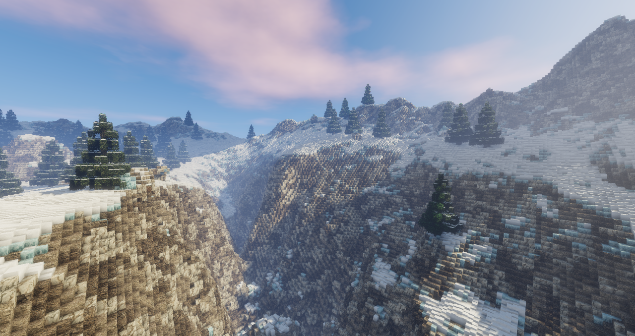 Icy Valley | Custom Landscape Minecraft Map