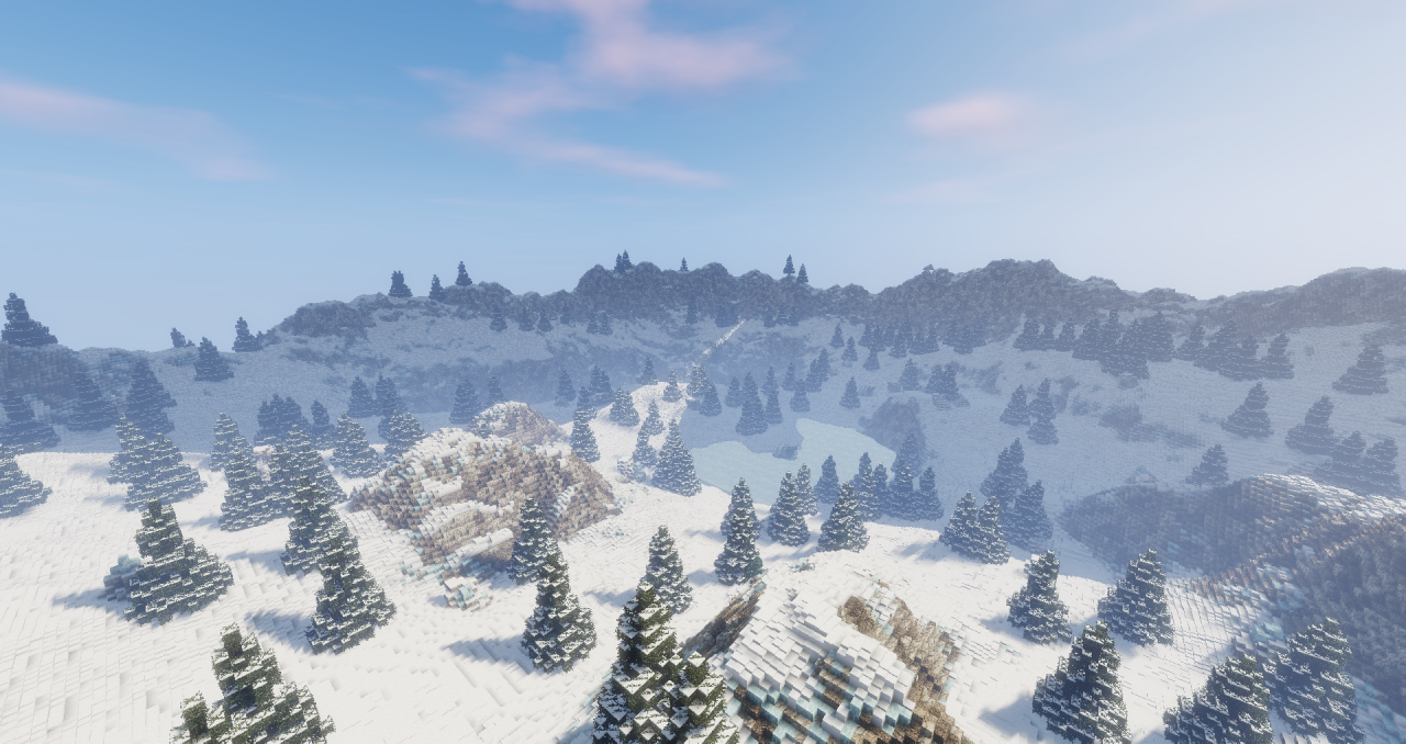 Icy Valley | Custom Landscape Minecraft Map