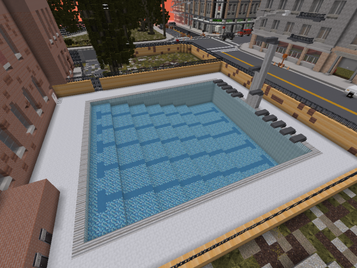 Juvenile High School Pool Minecraft Map