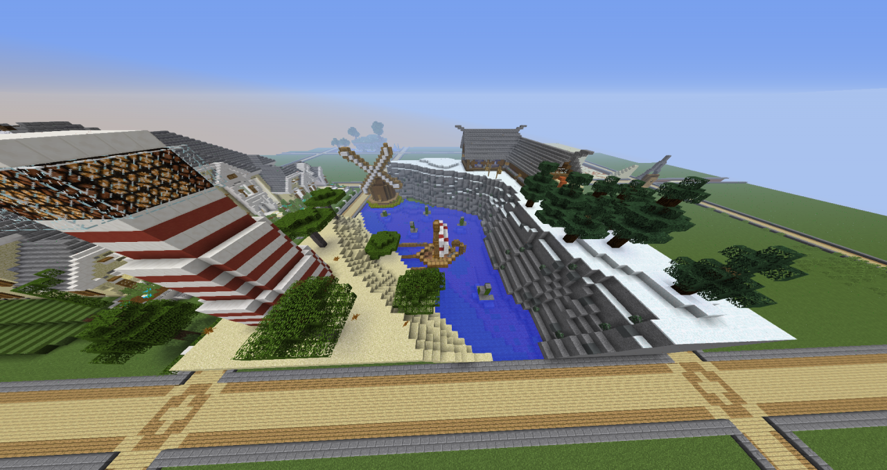 My first builds Minecraft Map