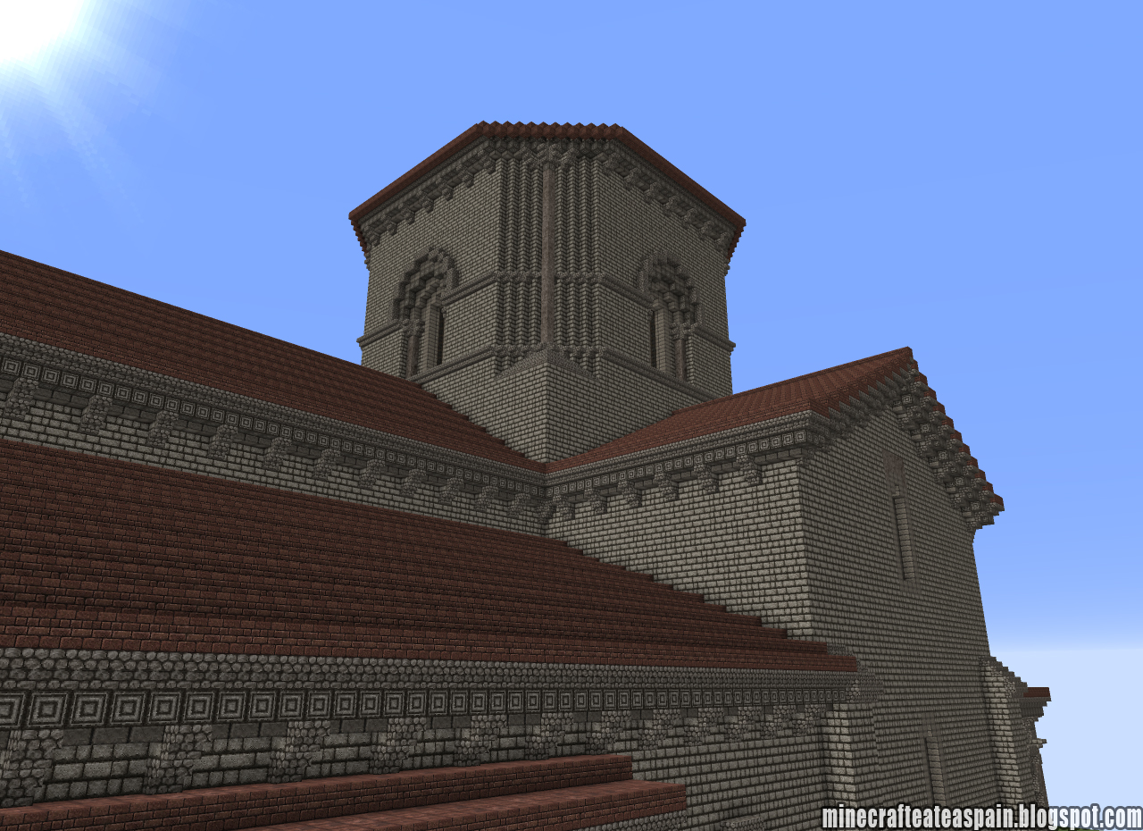 Replica Minecraft of the Church of San Martín de Tours, Fromista ...