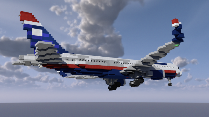 Avteam Boeing 757-200 Minecraft Map
