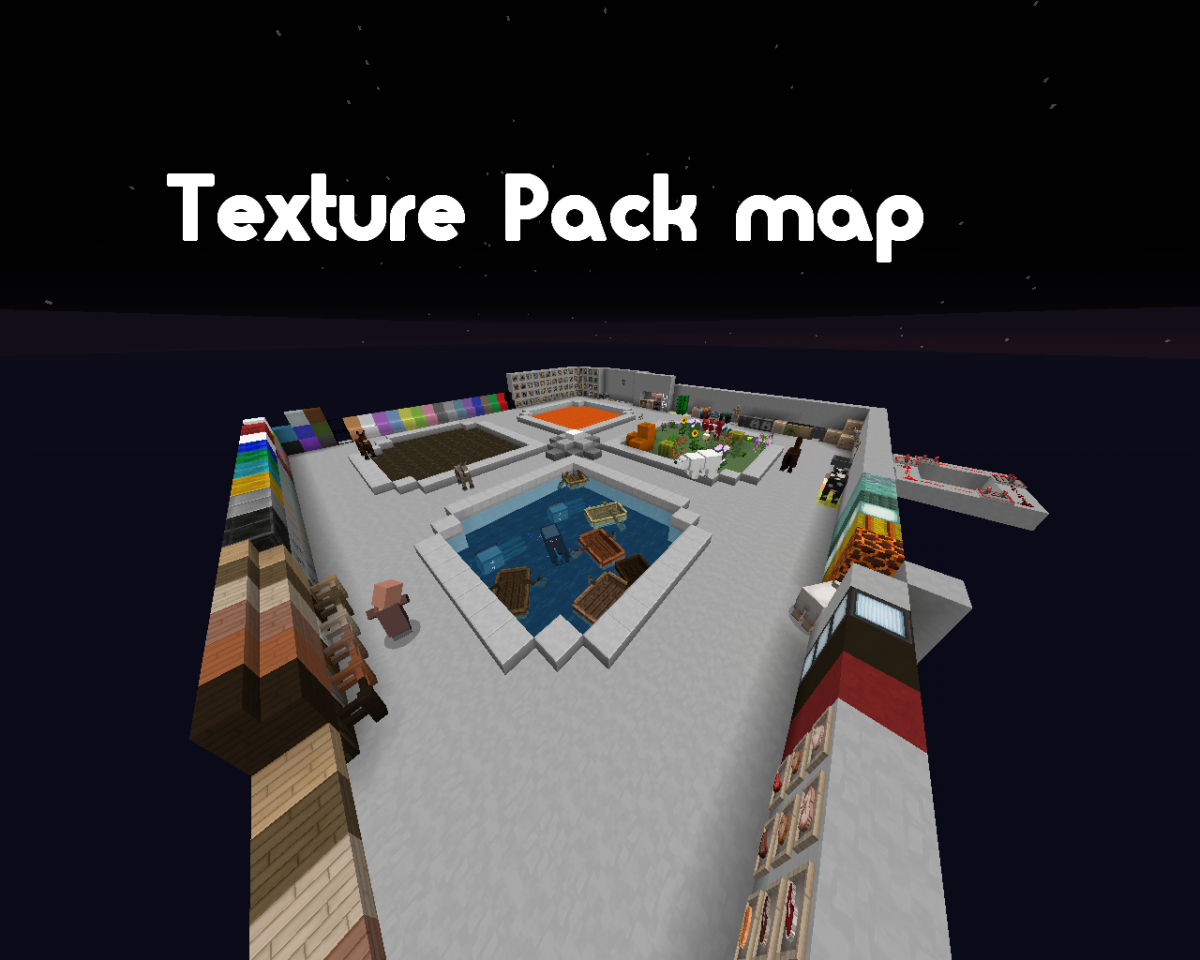 Texture pack map Minecraft Map