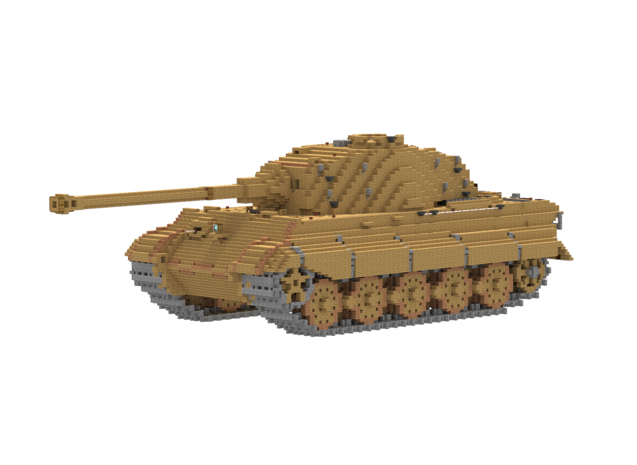 Pz6B Tiger II (10:1 scale) Minecraft Map