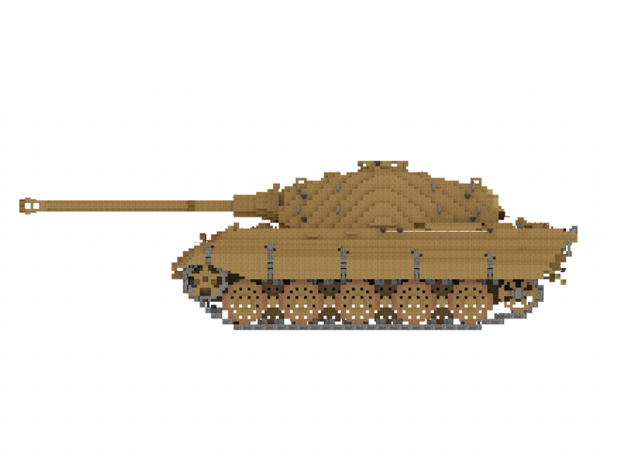 Pz6B Tiger II (10:1 scale) Minecraft Map