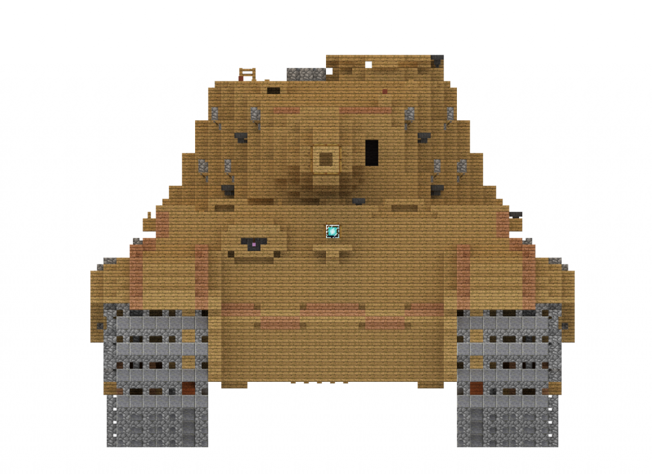 Pz6B Tiger II (10:1 scale) Minecraft Map