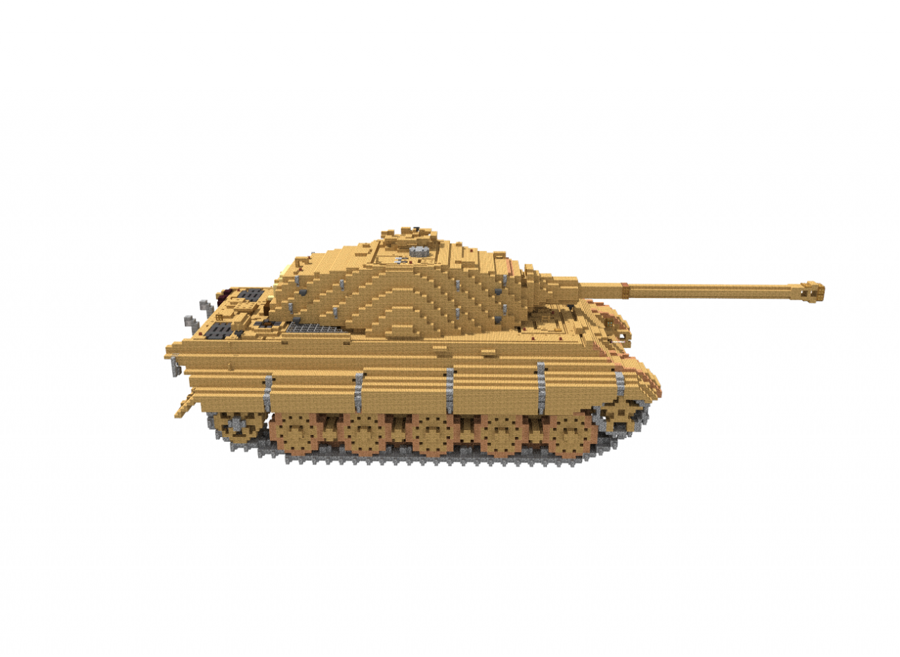 Pz6B Tiger II (10:1 scale) Minecraft Map