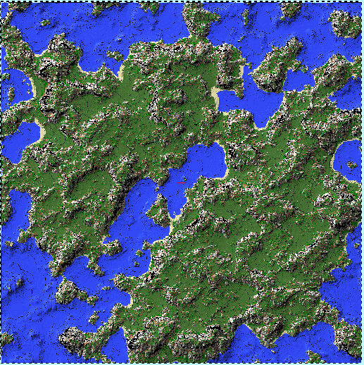 A Forest Landscape | Survival Map 2000X2000 Minecraft Map