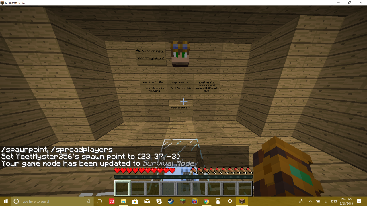 Four Elements SkyWars Minecraft Map