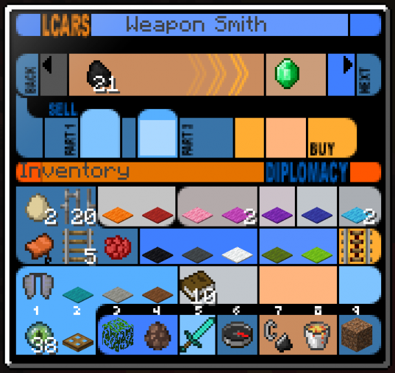 LCARS GUI Minecraft Texture Pack