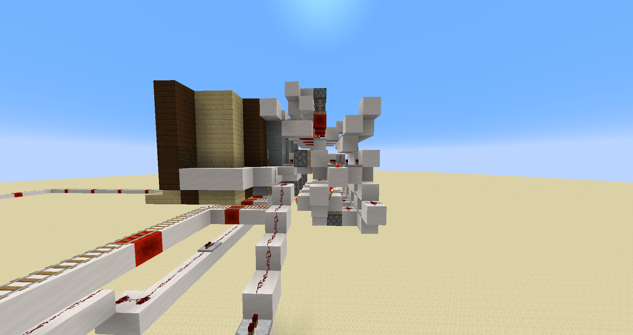 Mobile Storage Minecarts (Proof of concept) Minecraft Map