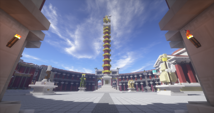 Forum of Constantine, Constantinople Minecraft Map